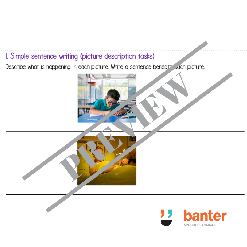 Think Then Write: Criterion-referenced writing assessment/screener + s ...